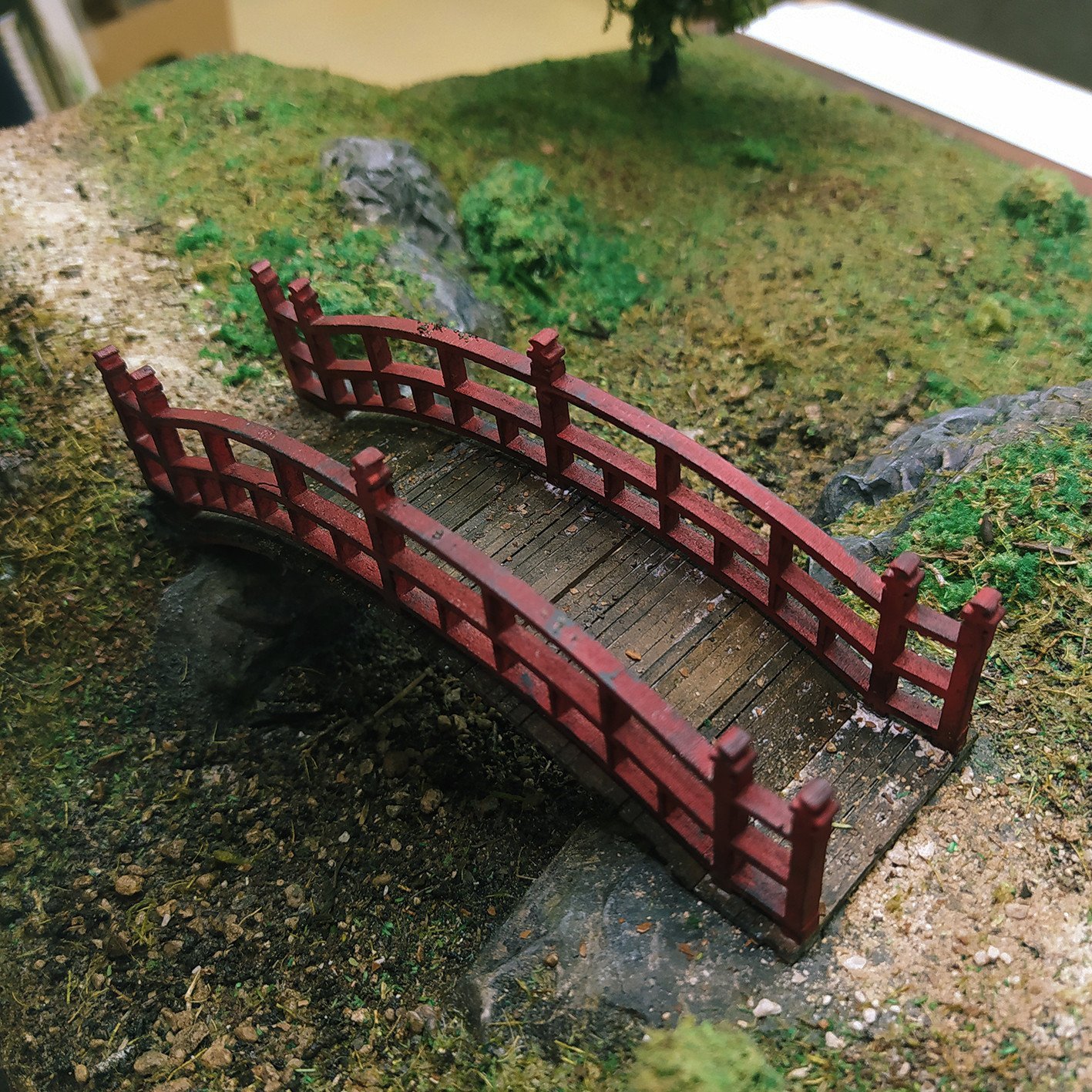 Japanese bridge miniature - Tinkershare